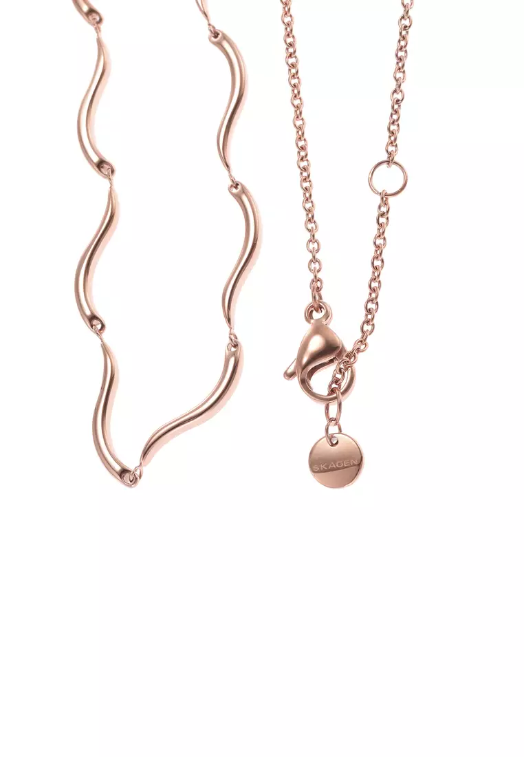 Buy SKAGEN Agnethe Stainless Steel Necklace SKJ1745791 Online | ZALORA ...