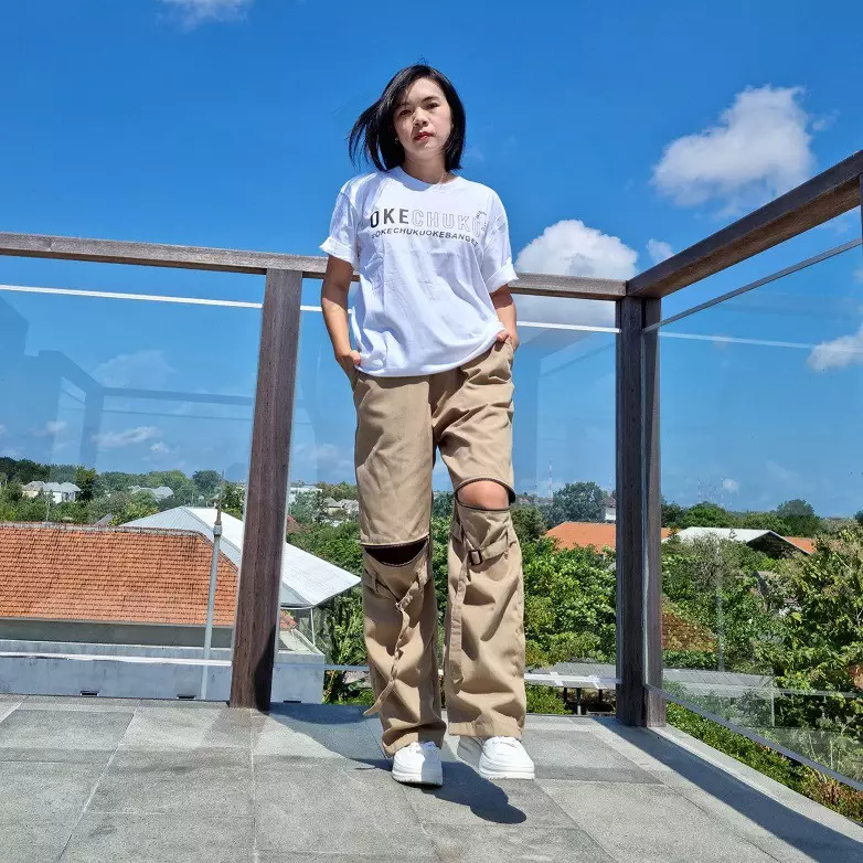 Jual Okechuku OKECHUKU Queen Celana Hypebeast Loose Fit Pants Streetwear Techwear Baggy Pants ...