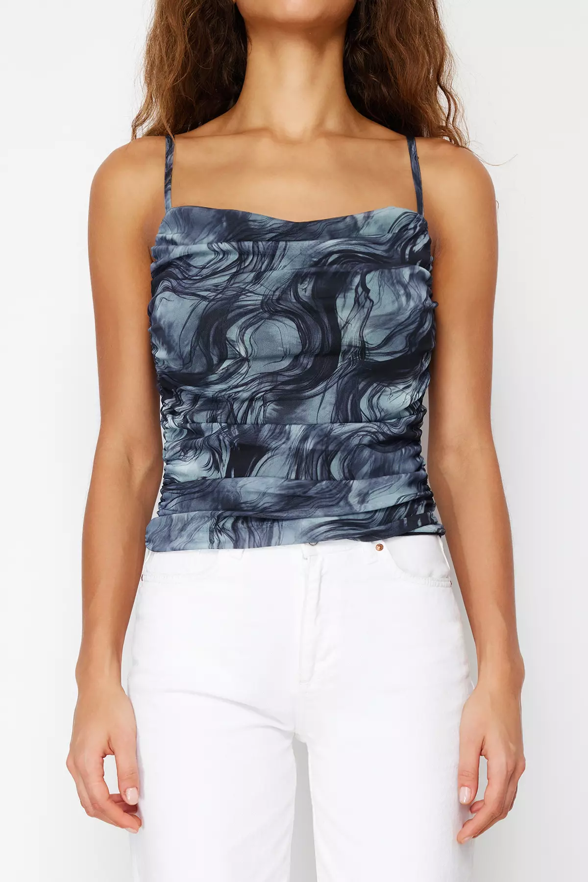 Buy Trendyol Pattern Cami Top 2026 Online | ZALORA