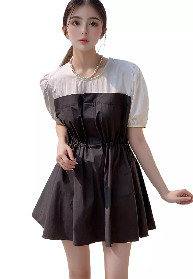 Buy Sunnydaysweety Stylish waist cinching dress with temperament ...