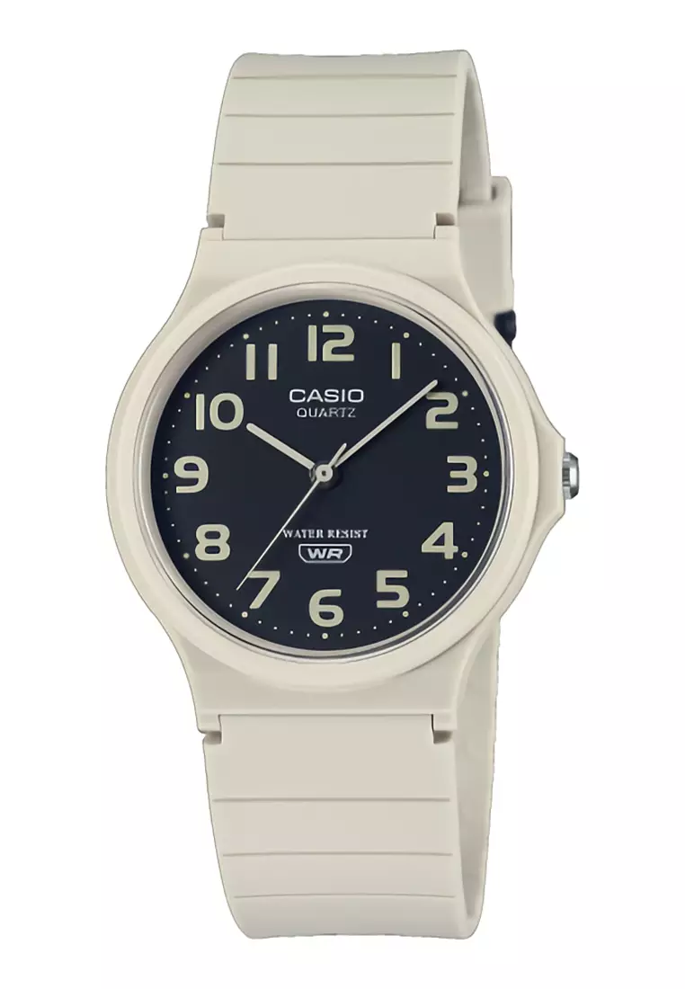 Jual CASIO Casio - Jam Tangan Analog Wanita - Cream - Resin Strap - MQ ...