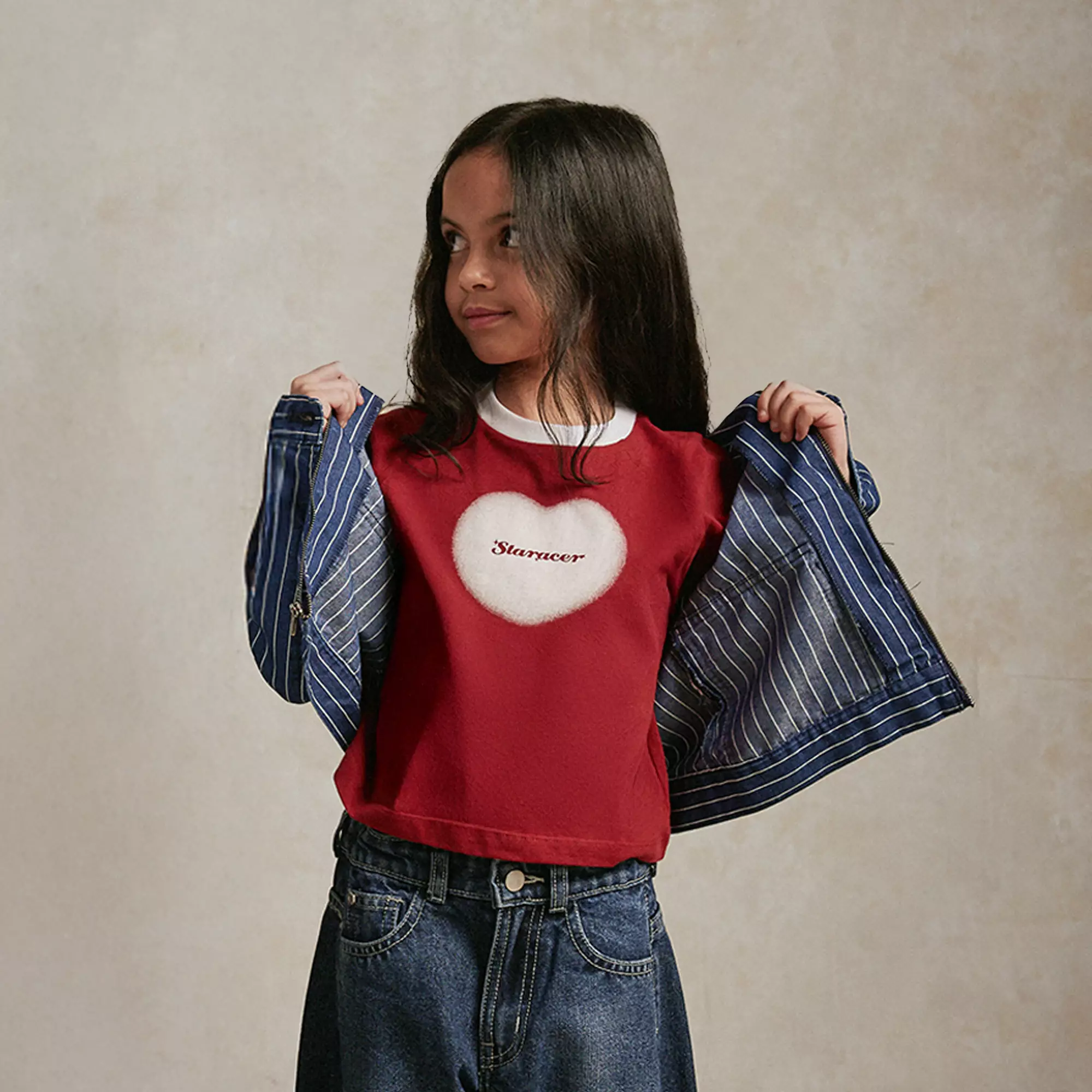 Jual Osella Kids Osella Kids Faded Heart Raglan T-shirt 2371660451 ...