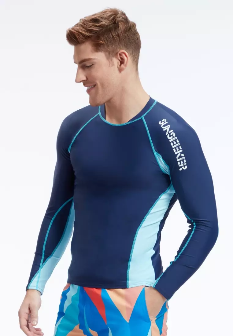 Buy Sunseeker Manner Raglan Long Sleeves Rash Guard 2025 Online | ZALORA
