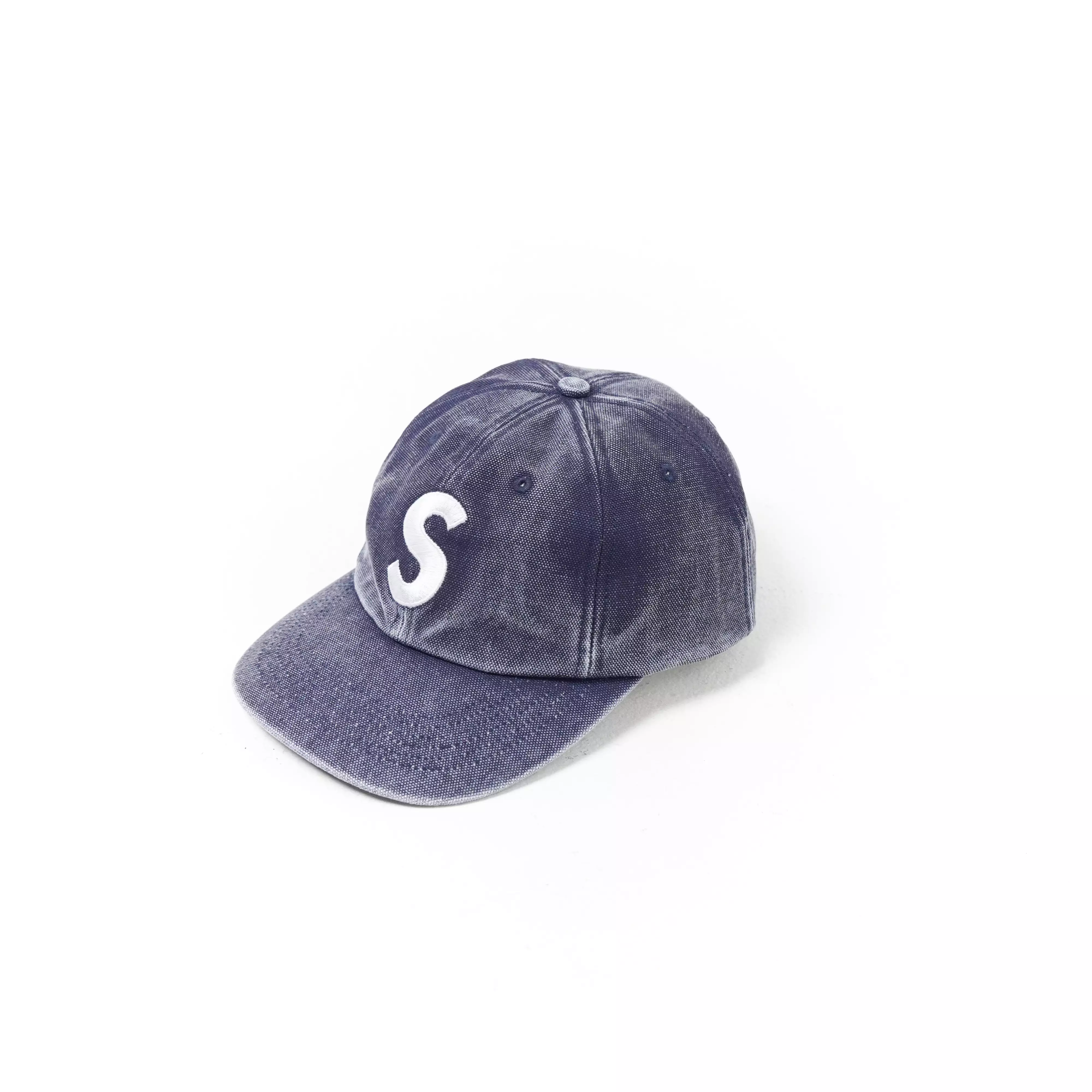 Jual Supreme Topi SUPREME PIGMENT COATED S LOGO NAVY CAP 100% ORIGINAL ...