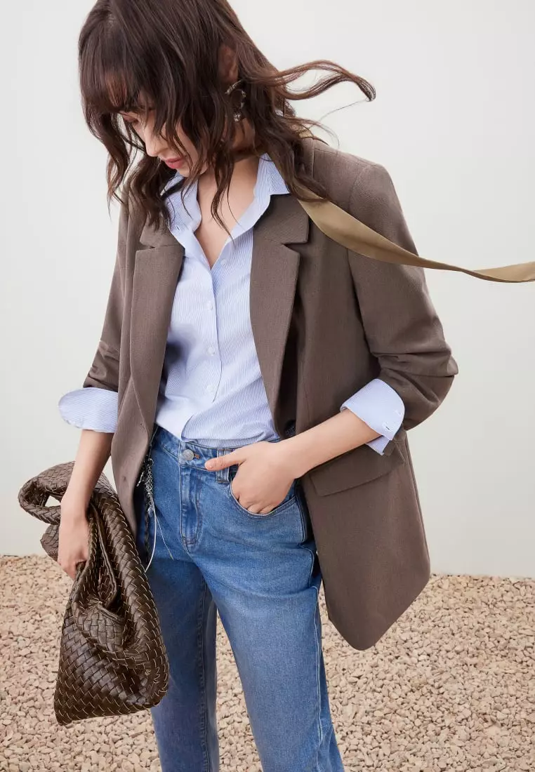 Buy G2000 G2000 Brushed Textured Casual Blazer 2026 Online | ZALORA