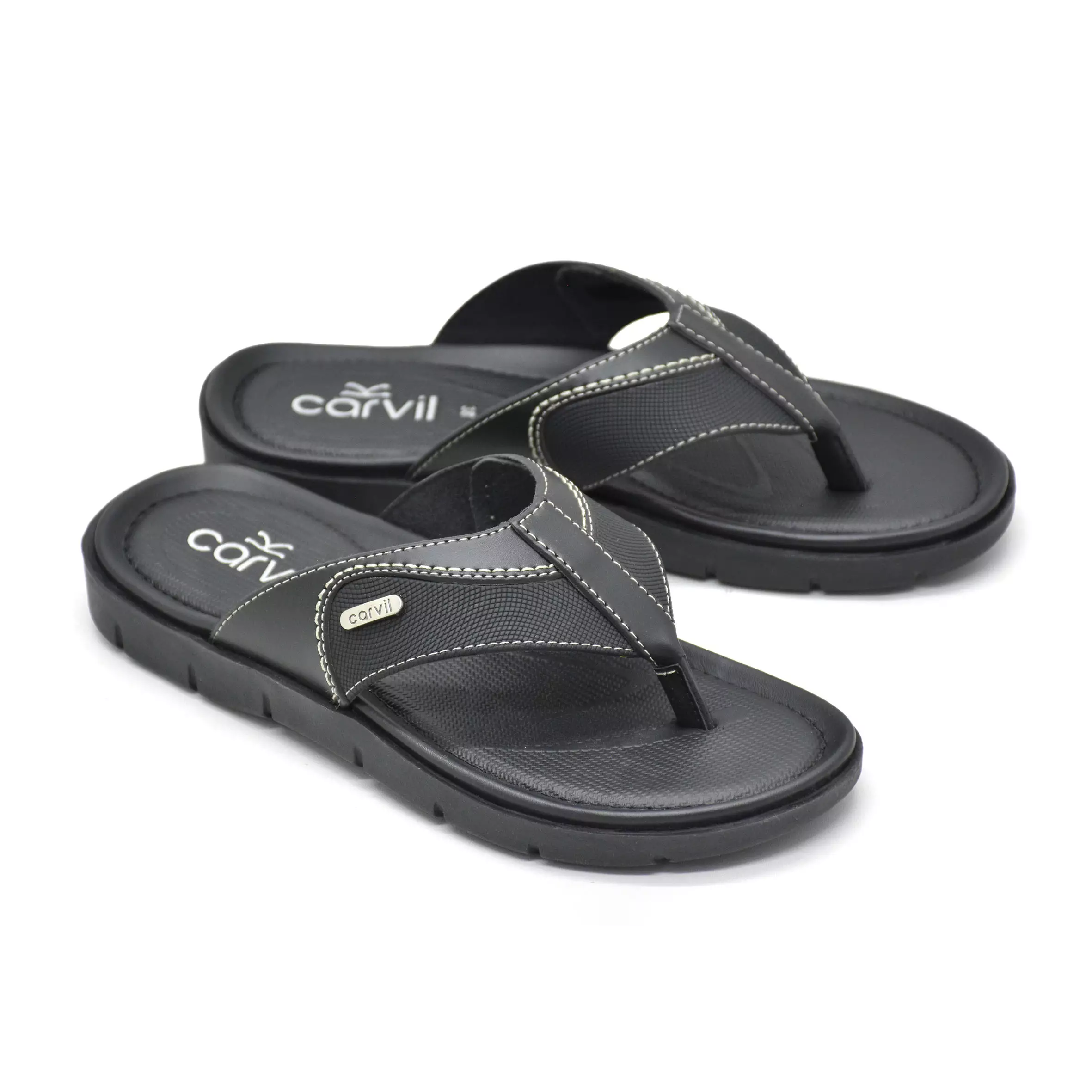 Jual Carvil Carvil Sandal Pria Diolux-01 M Black Original 2025 | ZALORA ...