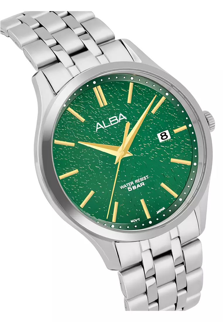 Jual Alba Alba Prestige AS9R29X1 Jam Tangan Analog Pria - Silver Green ...