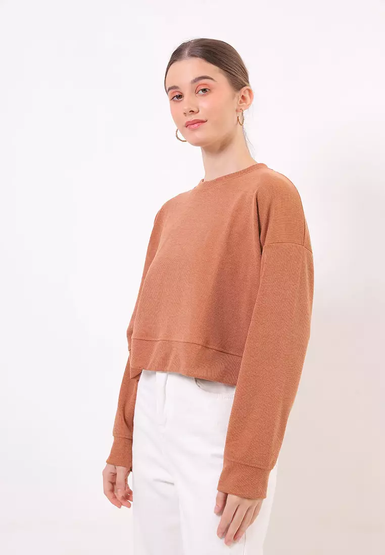 Jual Berrybenka Label Sofia Venna Top Mustard Original 2025 | ZALORA ...