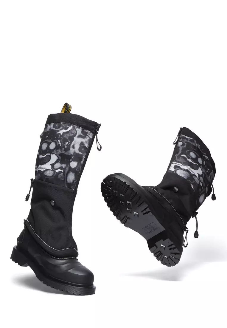 Buy Dr. Martens 14xx Removable Gaiters Black Sub Boots Unisex 2025 ...