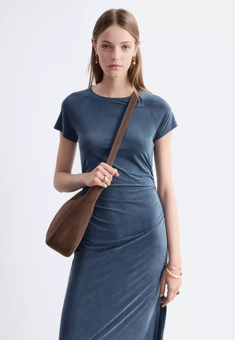 Buy & Other Stories Ruched Raglan Midi Dress 2026 Online | ZALORA