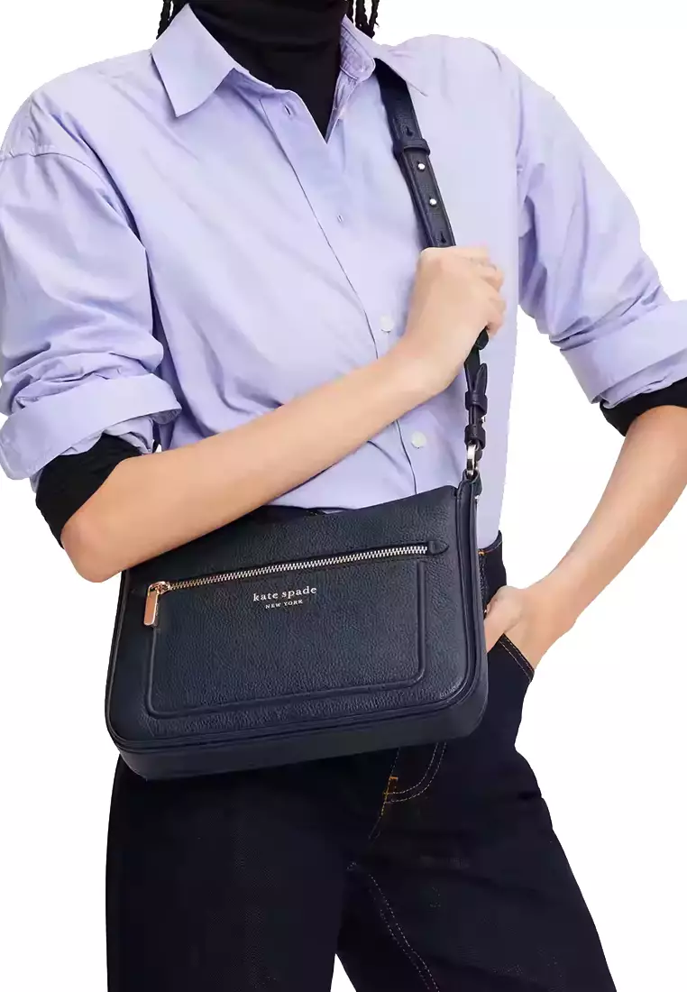 Buy Kate Spade Hudson Medium Crossbody Bag in Blazer Blue kb152 Online | ZALORA Malaysia