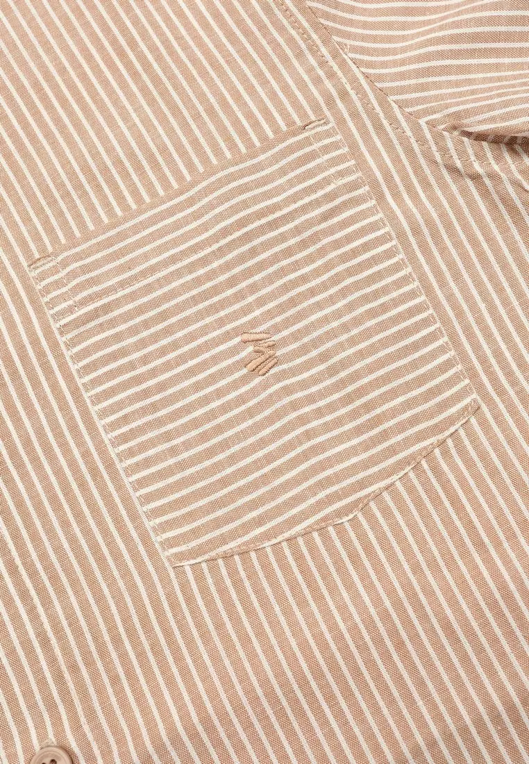 Jual 3SECOND 3Second Kids Boy's Stripe Shirt Short Sleeve Regular Fit ...
