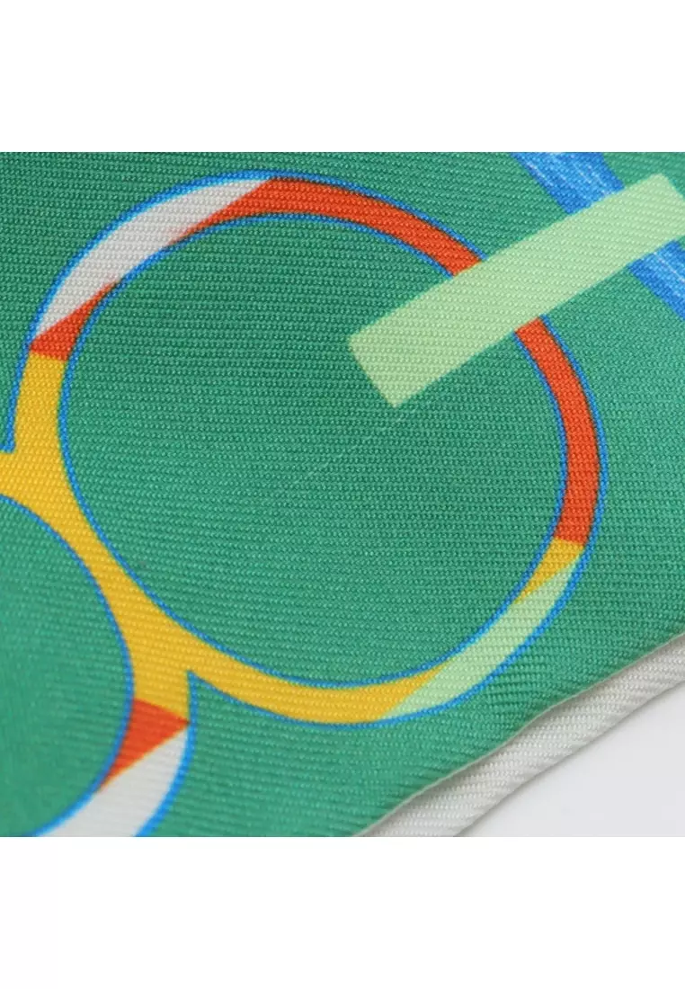 Buy Hermes Pre-Loved Hermès twilly Do Re BOUCLES ribbon scarf silk ...