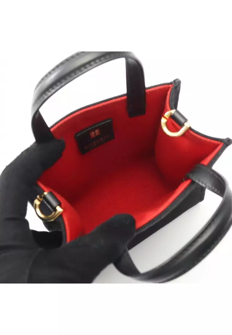 Buy Givenchy Pre-Loved Givenchy G Tote mini Vertical Handbag canvas ...