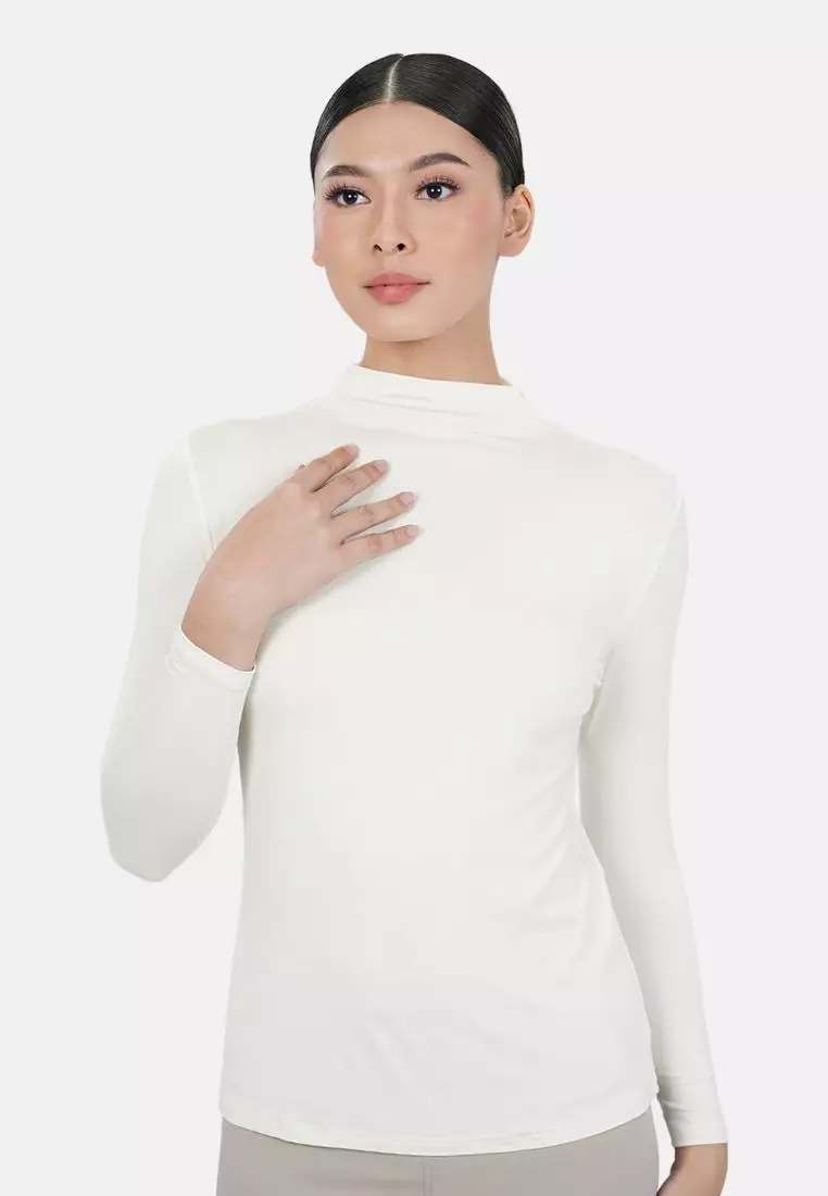 網上選購 Buttonscarves Everyday Inner Long Sleeves - Egret 2025 系列 | ZALORA香港