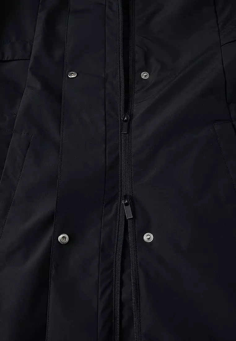 Buy KOTON Long Outdoor Coat Hooded Pocket Detailed Snap Fastener 2025 ...