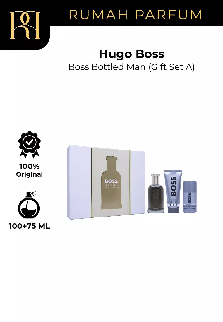 Jual HUGO BOSS Hugo Boss Boss Bottled Man (Gift Set A) 100+75 ML ...