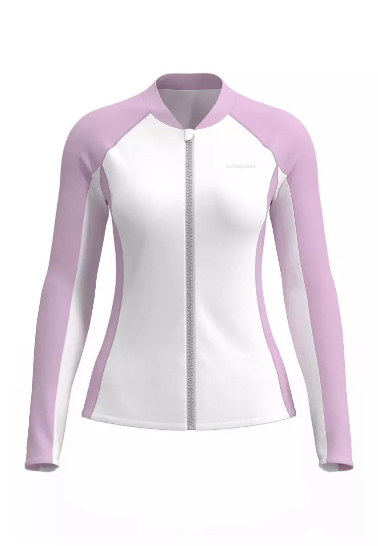 Sunseeker Supplementary Ladies Light Purple Zip Front UV Jacket 2025 ...