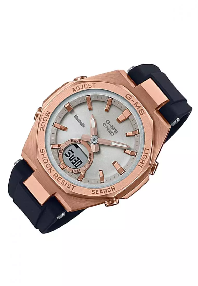 Buy Casio Baby-g Digital Analog Bluetooth Solar Powered Watch MSG-B100G-1A 2025 Online | ZALORA ...