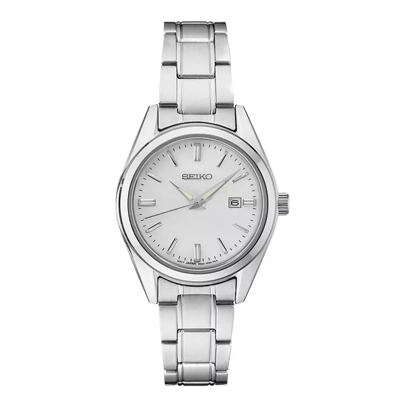 Jual Seiko Jam Tangan Wanita Seiko Classic SUR633P1 Ladies Silver Dial ...