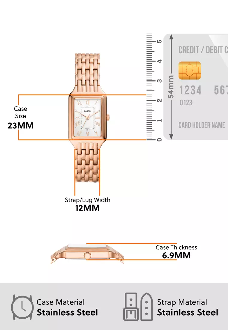 Buy Fossil Raquel Watch ES5271 2025 Online | ZALORA