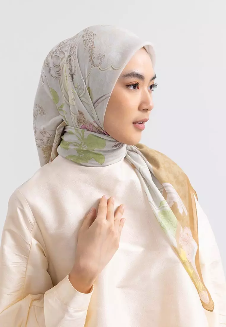 Jual Riamiranda Ria Miranda Honey Gold Silvana Scarf Original 2024 ...
