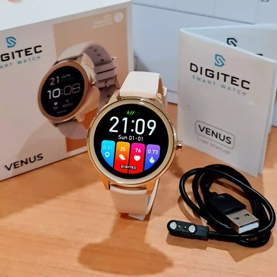 Jual Digitec Digitec Venus Smartwatch karet cream Original 2025 ...