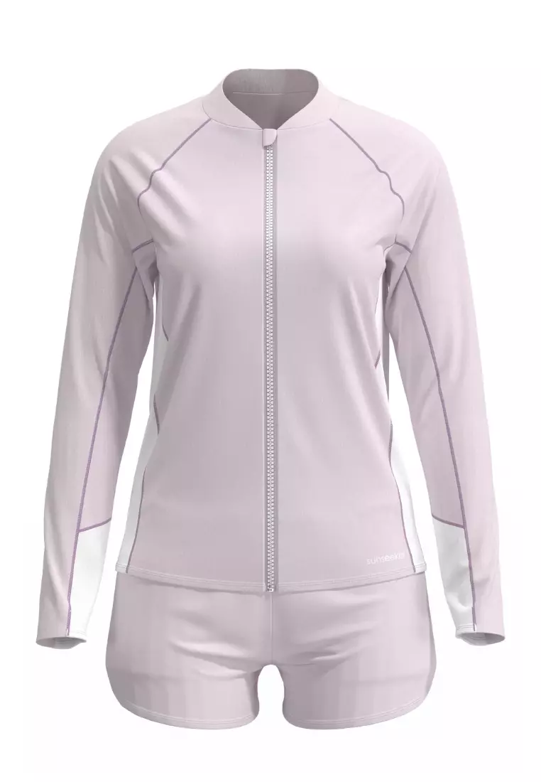 Buy Sunseeker Supplementary Ladies Baby Pink Zip Front UV Jacket 2025 ...