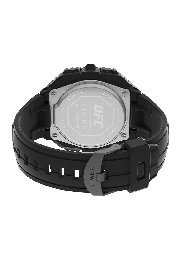 Buy Timex Timex Ufc Shock Oversize Black Resin Digital Digital Watch ...