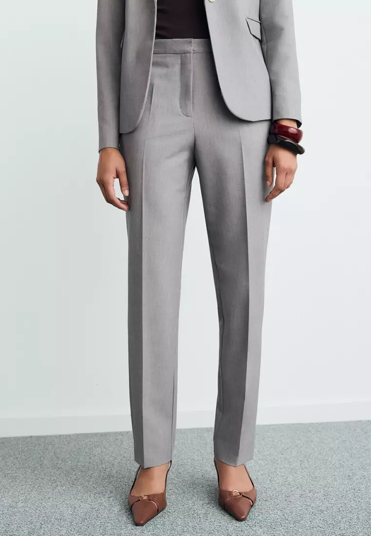 Buy Mango Straight Suit Trousers 2026 Online | ZALORA