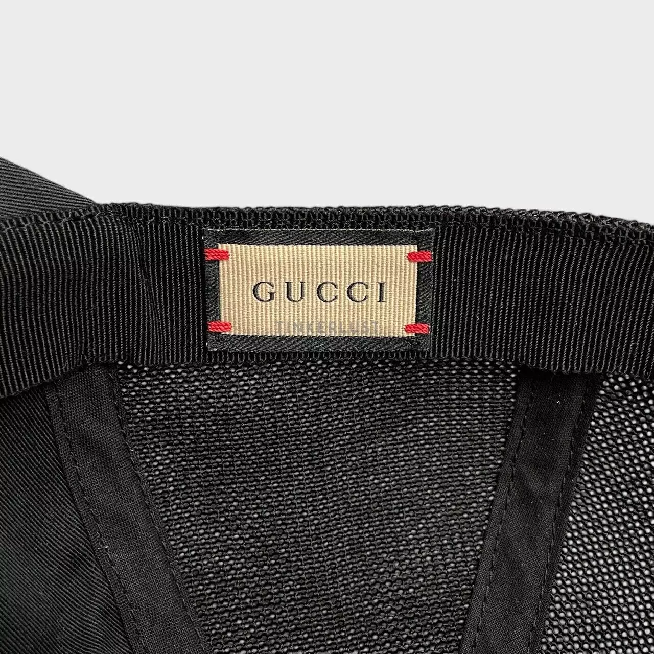 Jual Gucci [PRELOVED] Gucci Logo Black Canvas Baseball Cap Original ...