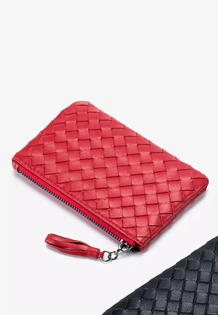 Buy ZITIQUE Weaving sheepskin multi -purpose wallet 2025 Online ...