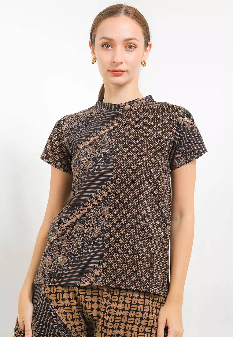Jual Batik First Blouse Kupnat Turtle Cap-Slv Cut&Sew Original 2024 ...