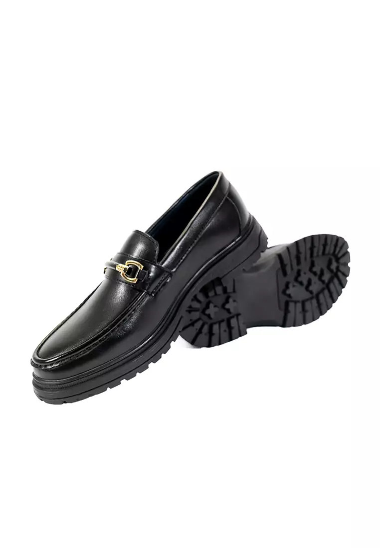 Buy Mario D' boro Runway Men's Formal Slip On Shoes MX 24838 Black C53 ...
