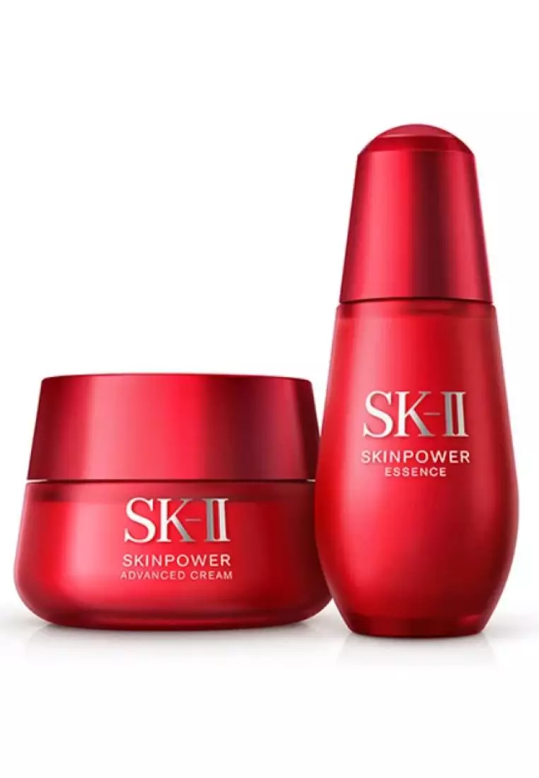 Jual SK-II SK-II Duo Set Anti Aging Skinpower Advanced Cream 50gr + Skinpower Essence 30ml ...