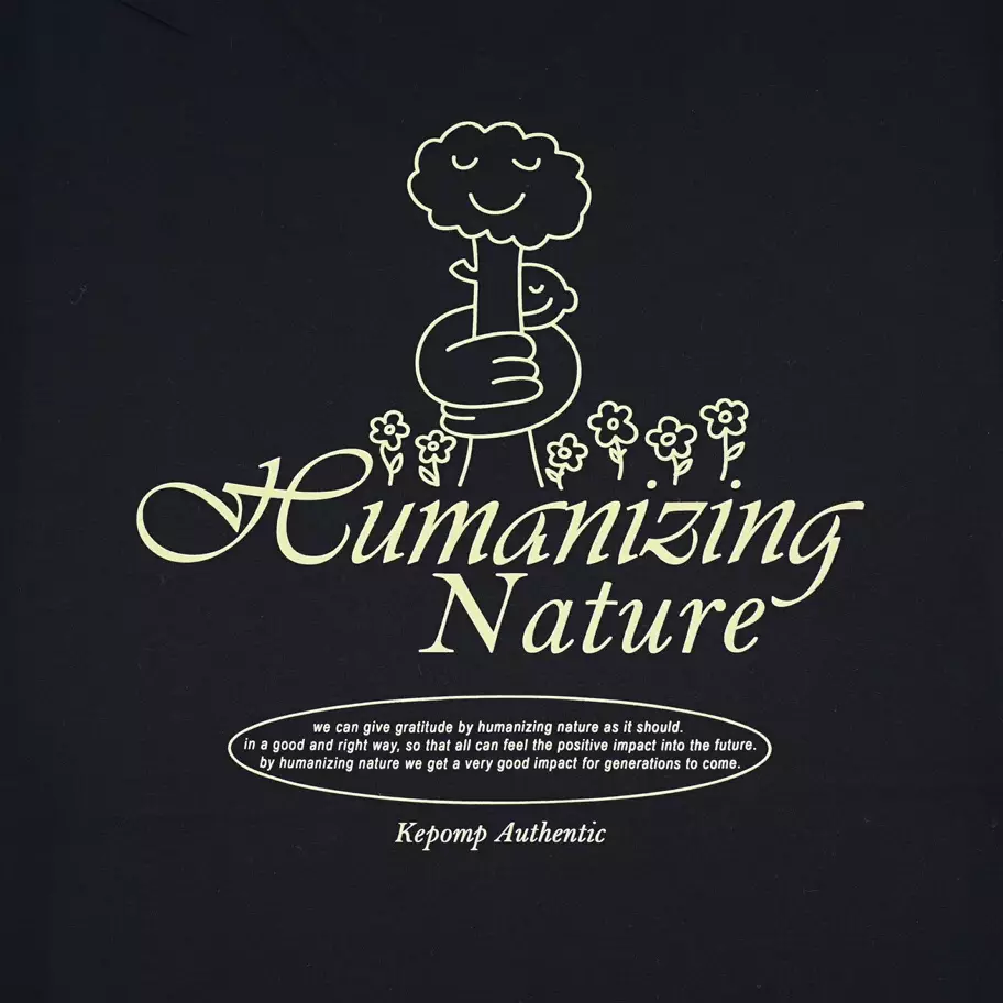 Jual Kepomp Kepomp Kaos Humanizing Nature Premium Quality Original 2024 ...
