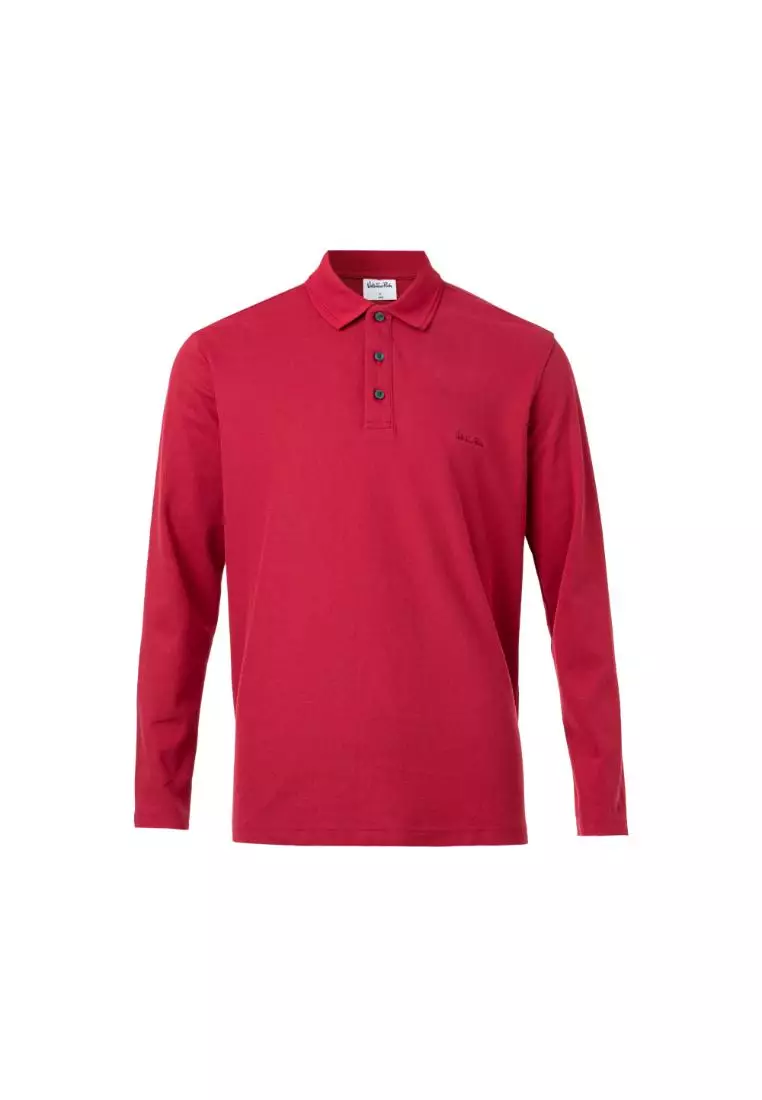 Buy Valentino Rudy Valentino Rudy Italy Men Basic Long Sleeve Polo ...
