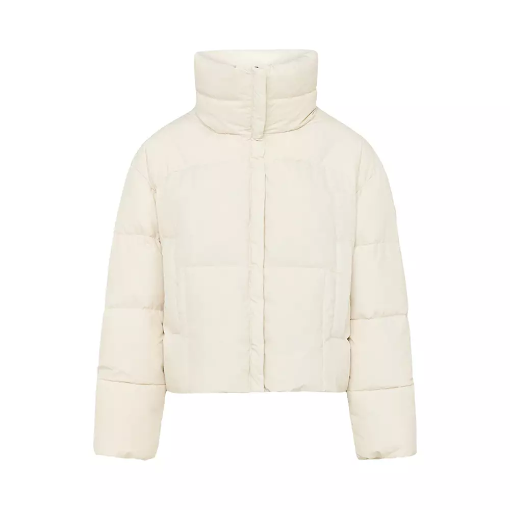 Jual Pyrenex Harmonie Crop Short Down Jacket Women Light Beige Original ...