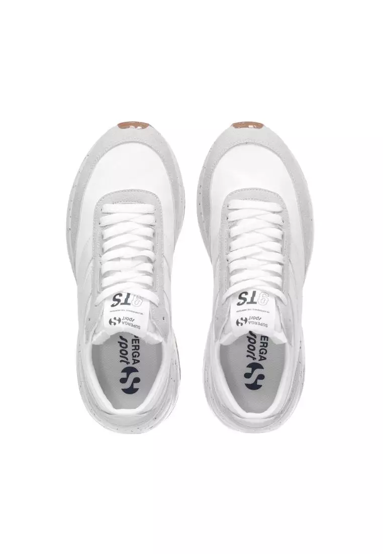 Buy Superga 4089 Training 9TS Slim Vegan Faux Leather White-White ...