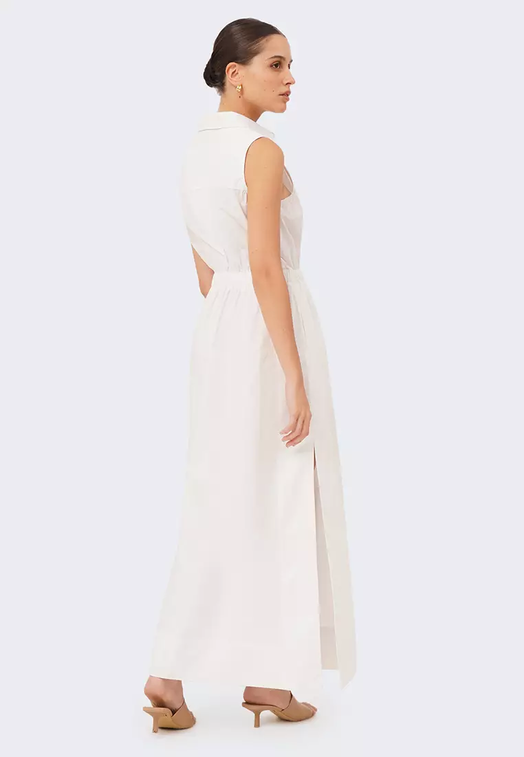 Buy Bocu Women's Halter Garter Waist Shirtdress 2024 Online | ZALORA