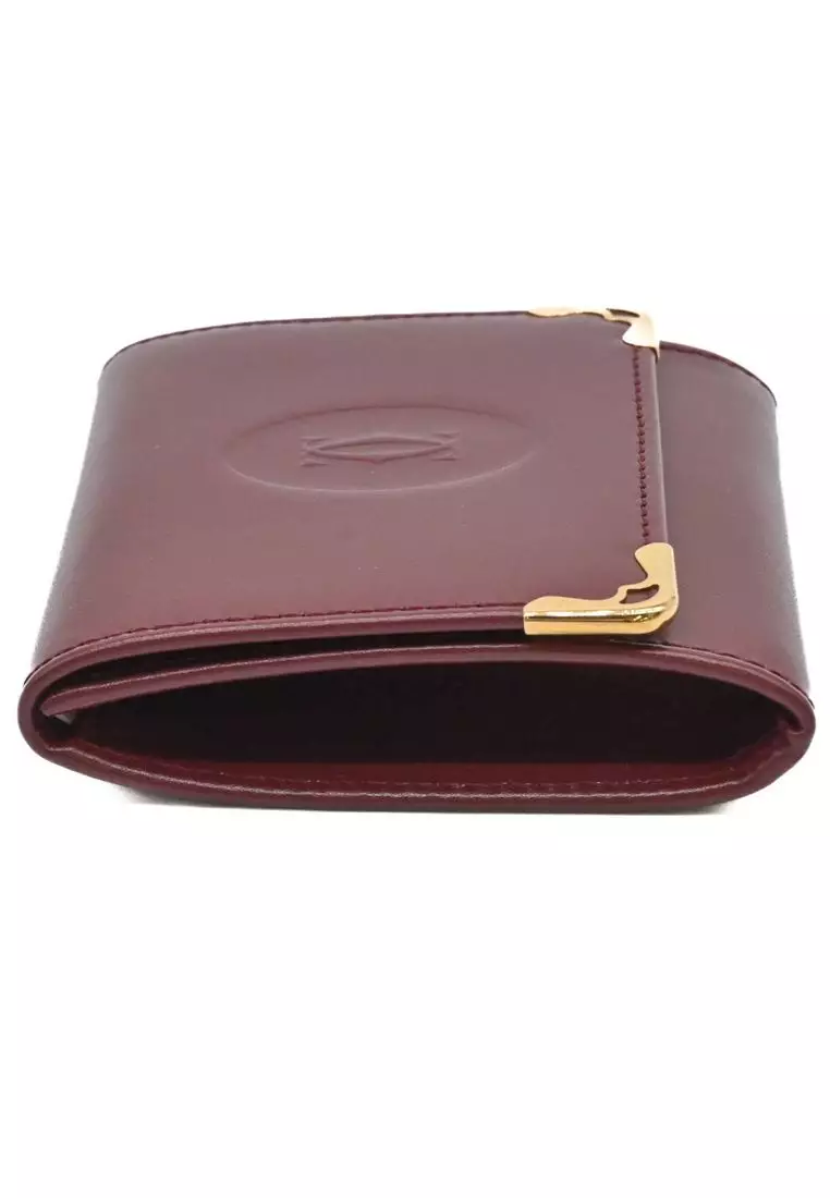 Cartier Pre-Loved Cartier Red Leather Must De Cartier 2025 | Buy ...