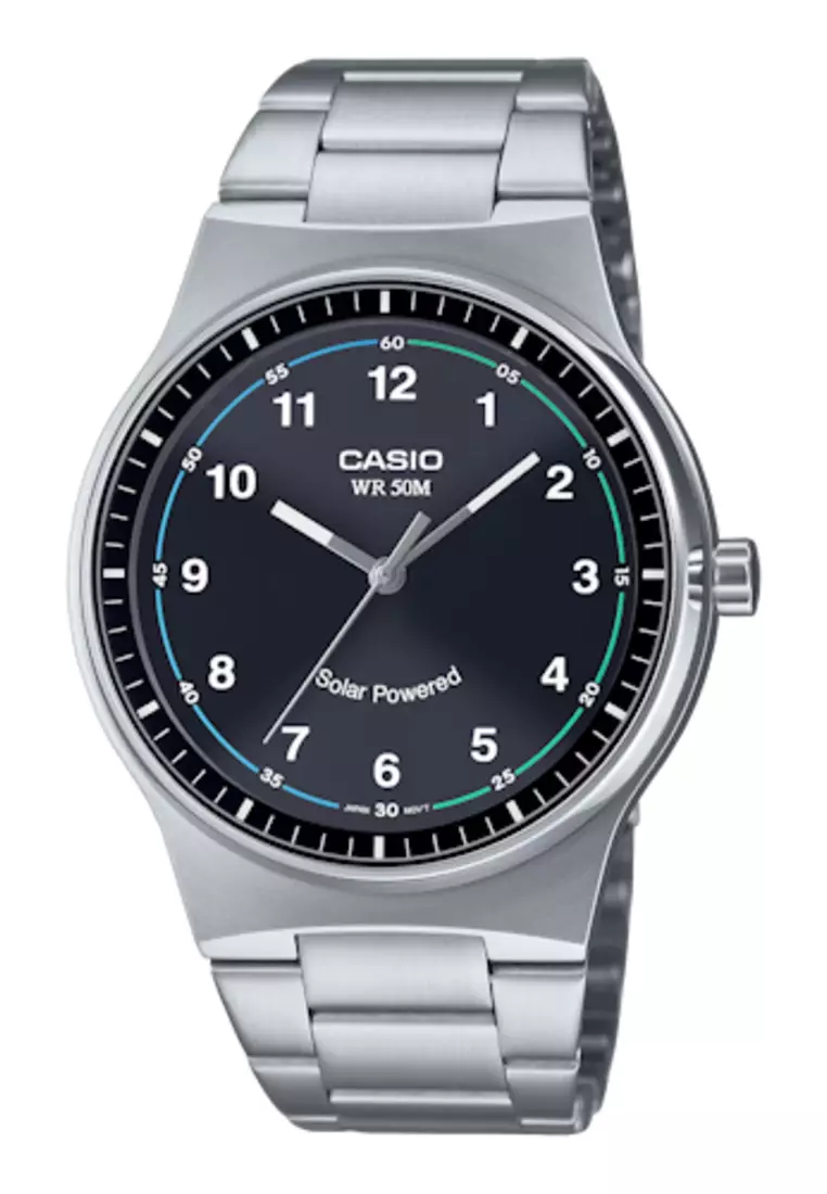 Buy Casio Casio Analog Solar Watch (MTP-RS105D-1B) 2025 Online | ZALORA
