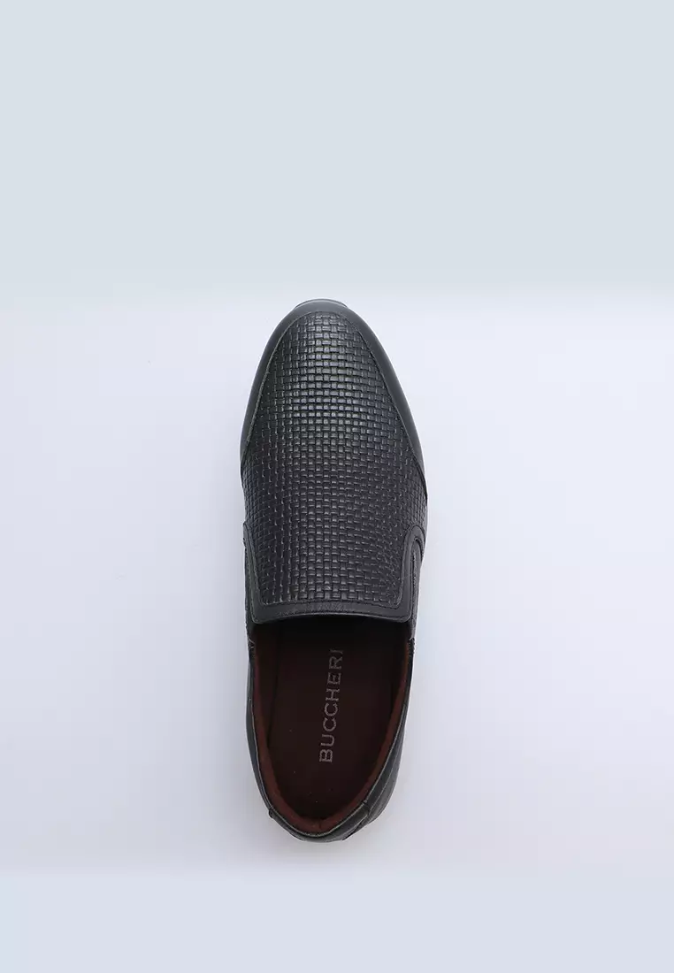 Jual Buccheri Buccheri Sepatu Pria Delve Black Original 2024 | ZALORA ...