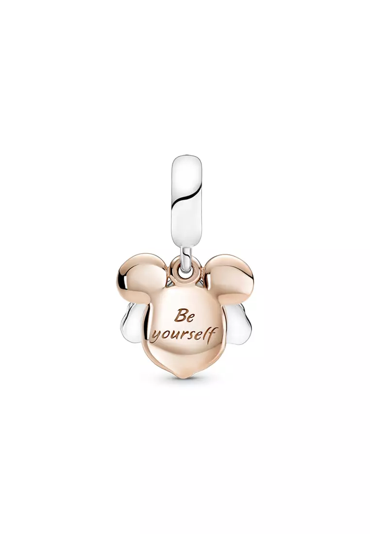 Buy PANDORA Pandora x Disney 14k Rose Gold Plated Mickey Mouse Double ...