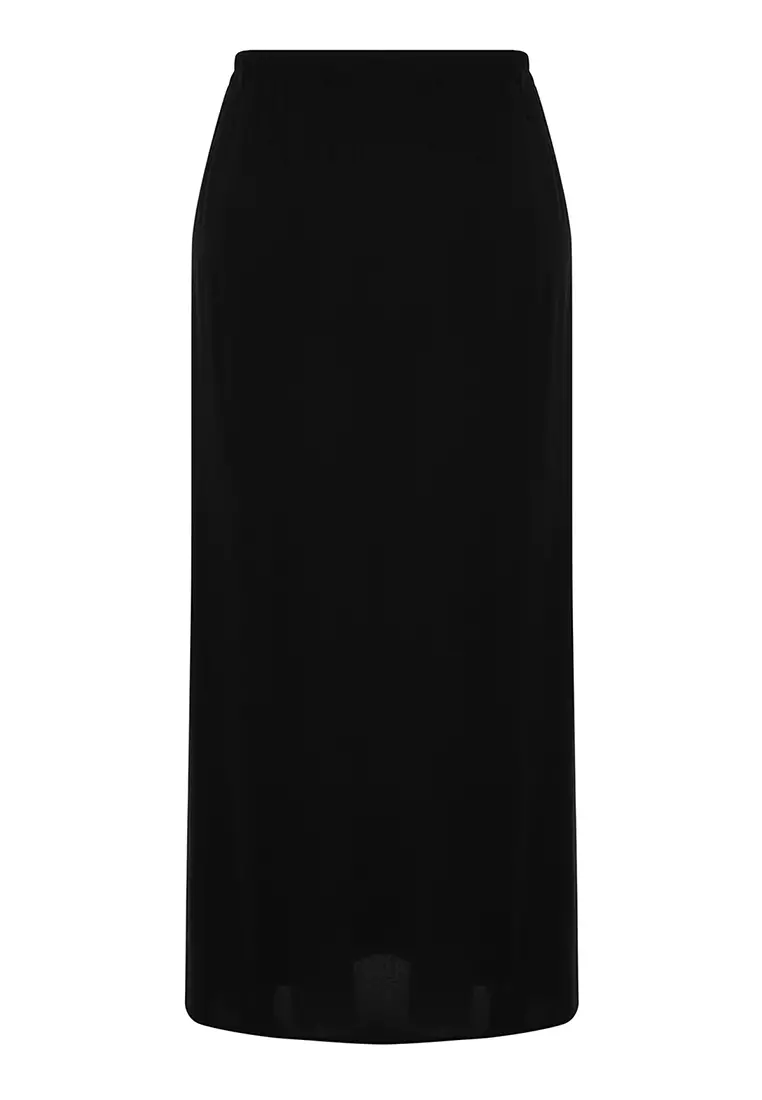 Buy Trendyol Plus Size Fringe Beach Maxi Skirt Online | ZALORA Malaysia