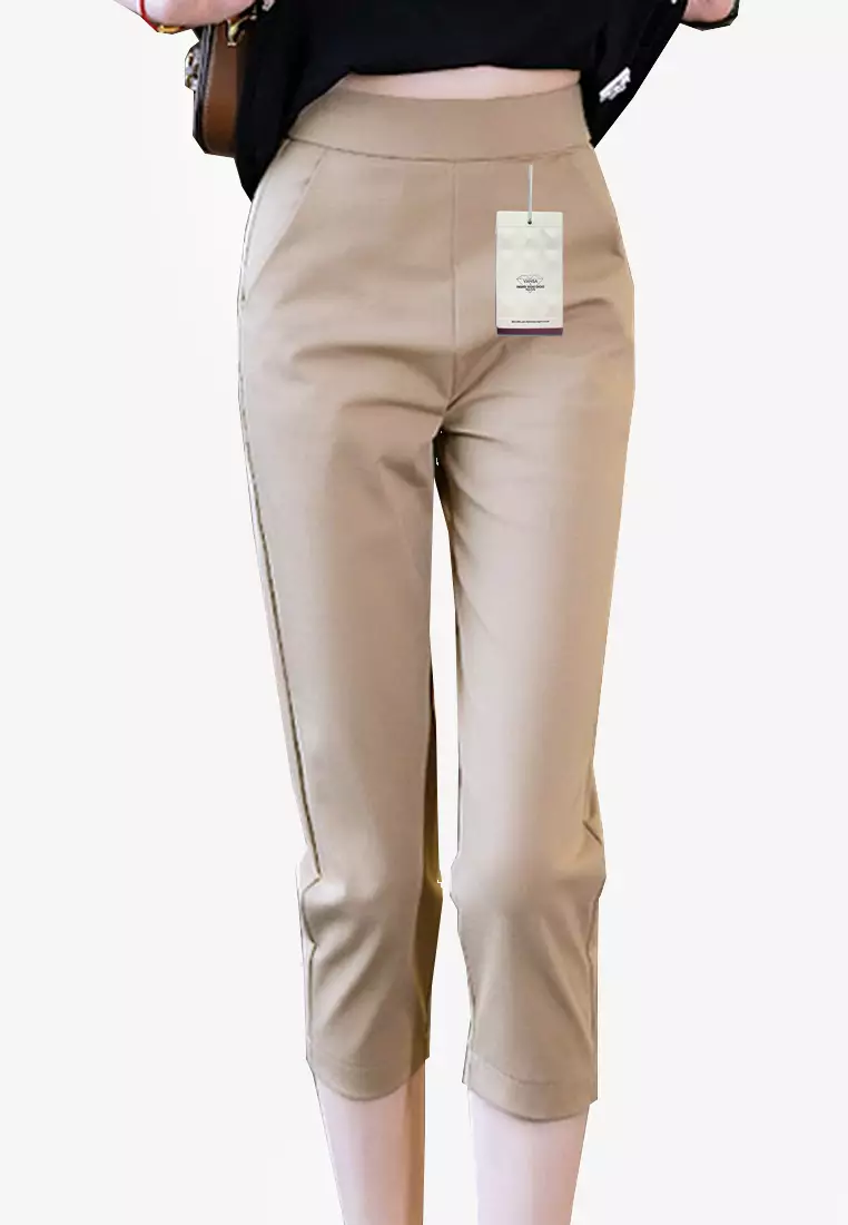 網上選購 Twenty Eight Shoes VANSA 薄款彈力腰西裝褲 VCW-P-7818 2025 系列 | ZALORA香港