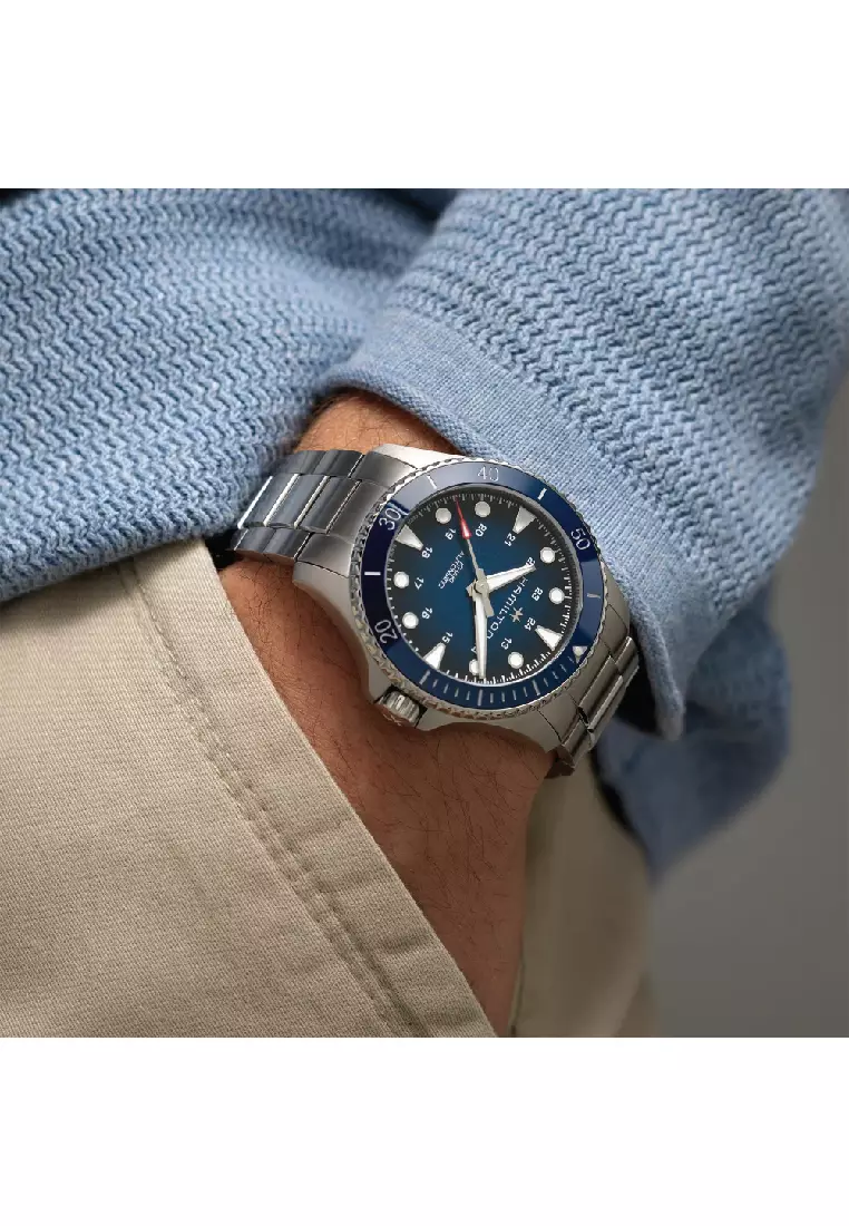 Buy Hamilton Hamilton Khaki Navy Scuba Automatic 43mm H82505140 Online ...