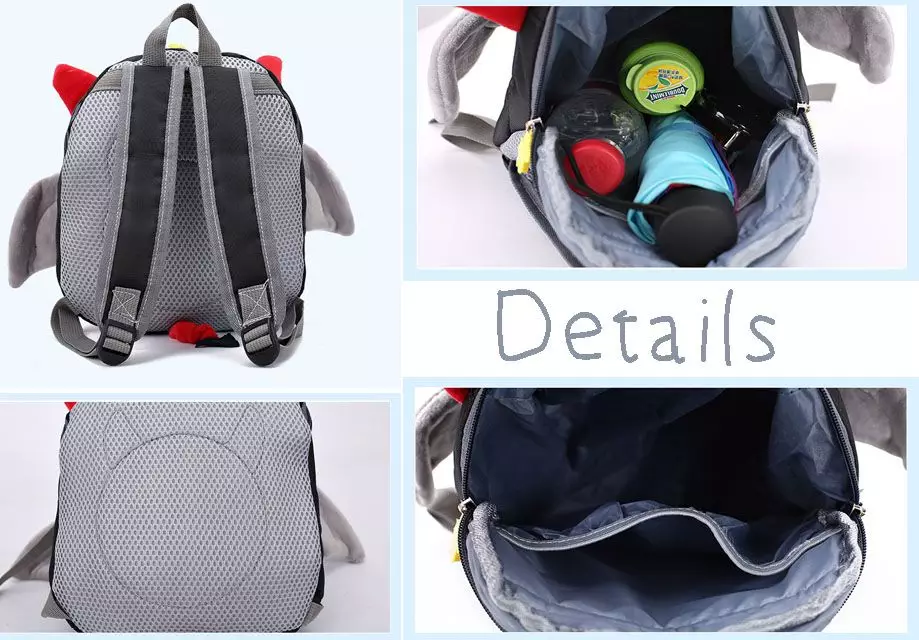 Jual Happy Brown Fox TAS RANSEL BACKPACK ANAK DEVIL WING - BLACK ...