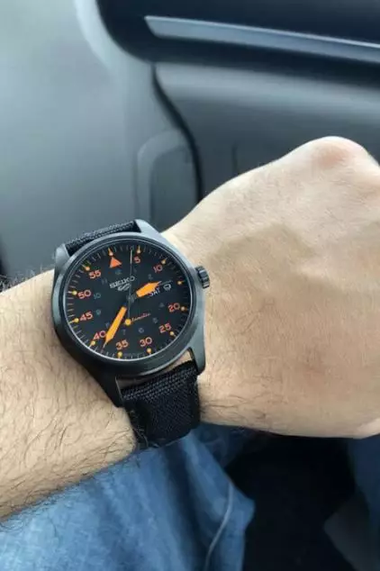 Jual Seiko Jam Tangan Pria Seiko 5 SRPH33 SRPH33K1 Strap Nylon Black ...