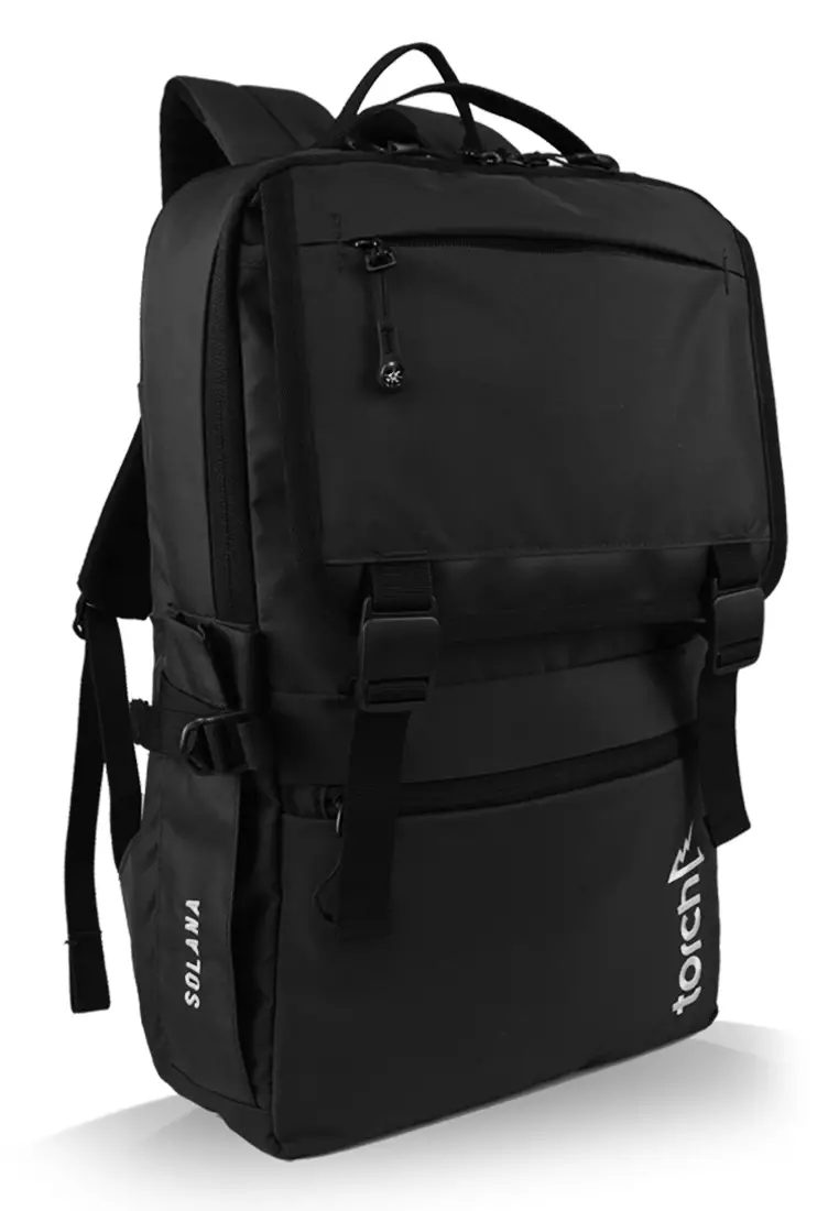 Jual TORCH.ID Torch Solana Black Backpack Original 2025 | ZALORA ...